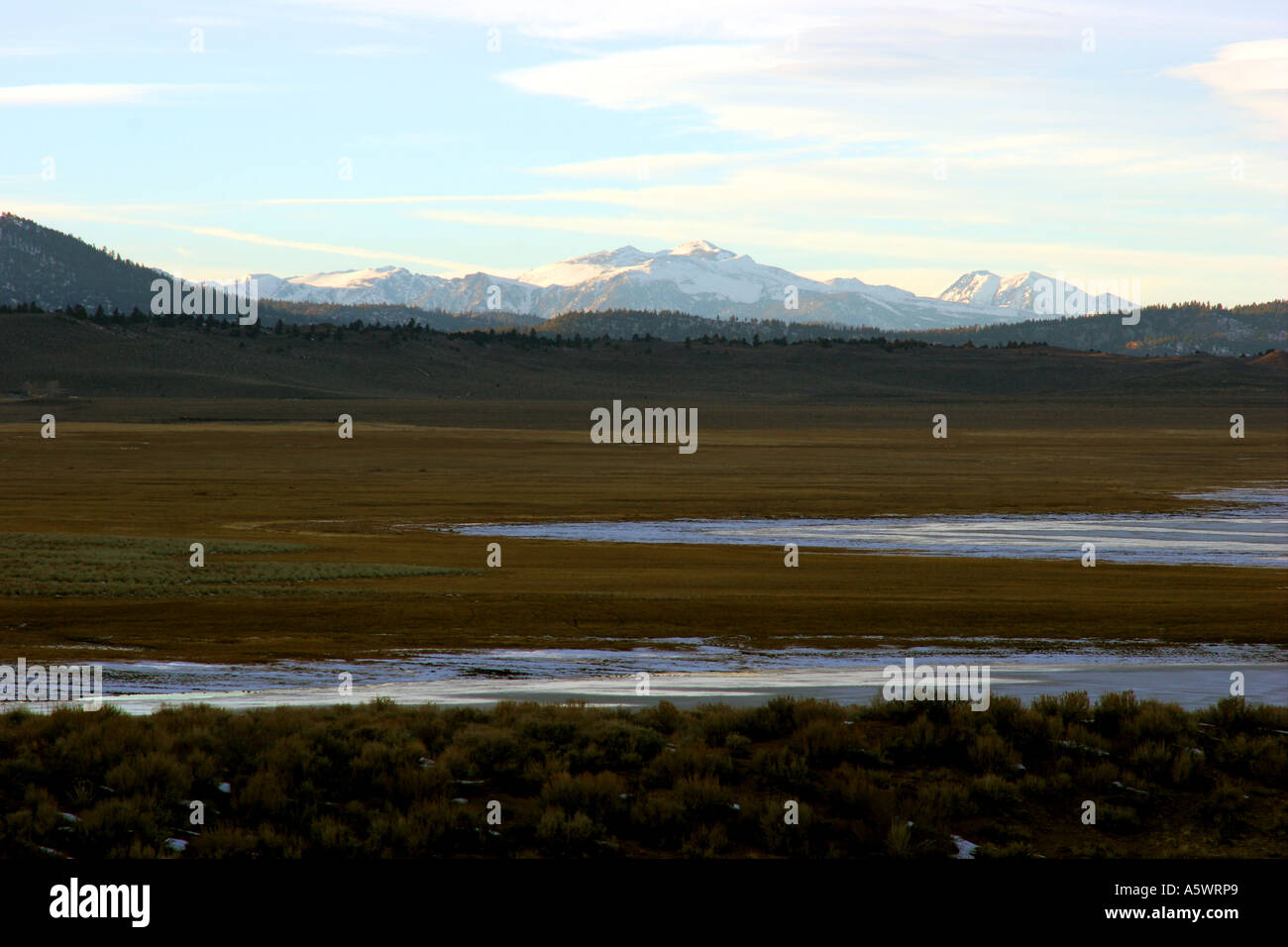 eastern sierra sunset, california Stock Photo - Alamy