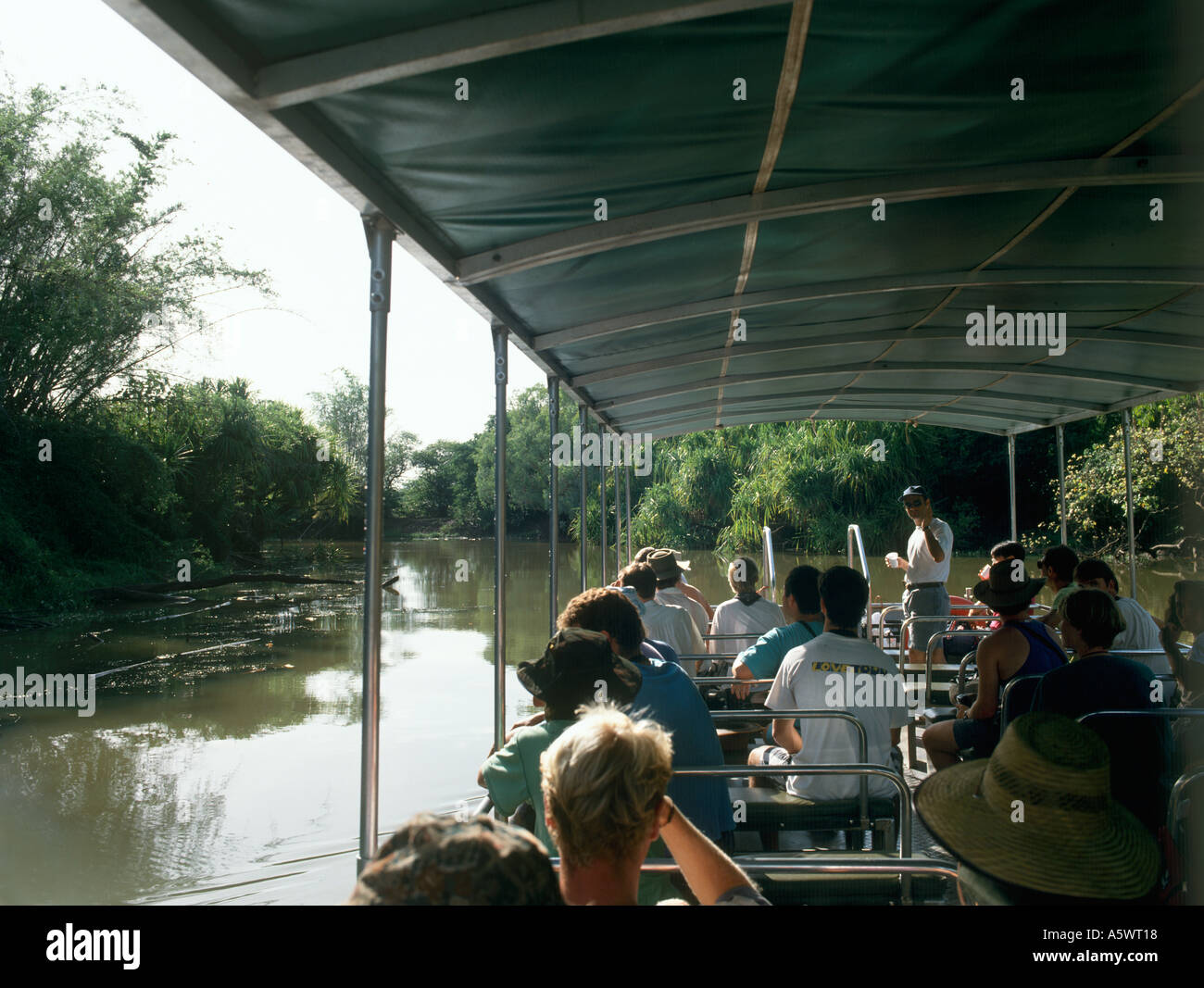 Dawn boat trip through the Yellow Water Wetlands, Kakadu National Park ...