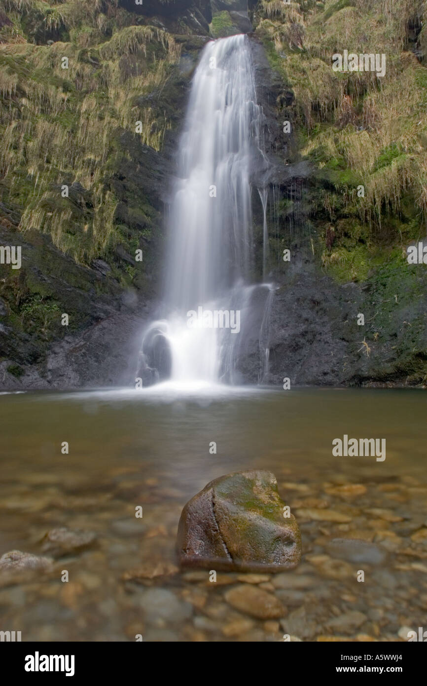 Pistyll rhaeadr waterfalls, wales hi-res stock photography and images ...