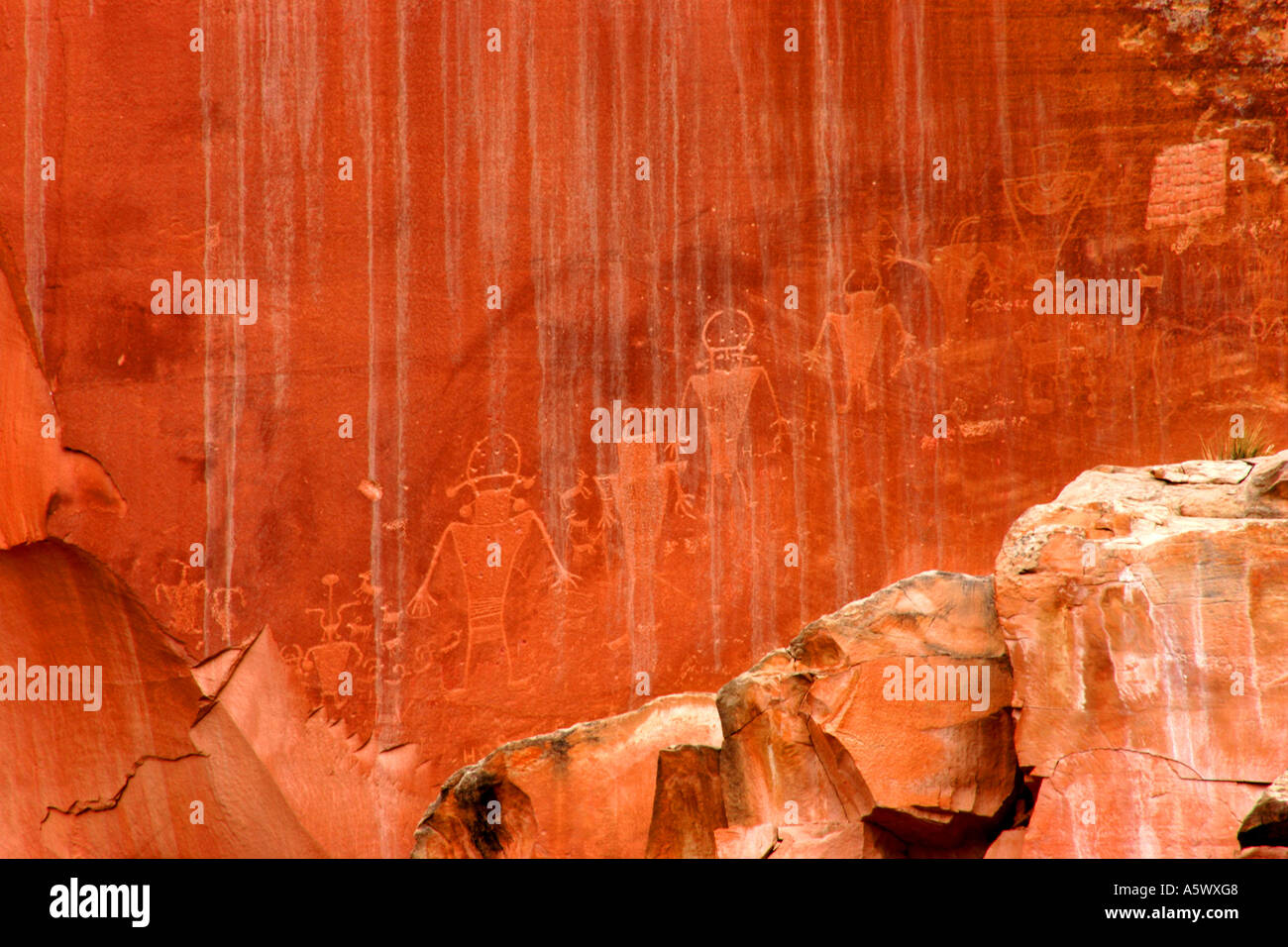 Petroglyphs capitol reef national park hi-res stock photography and ...