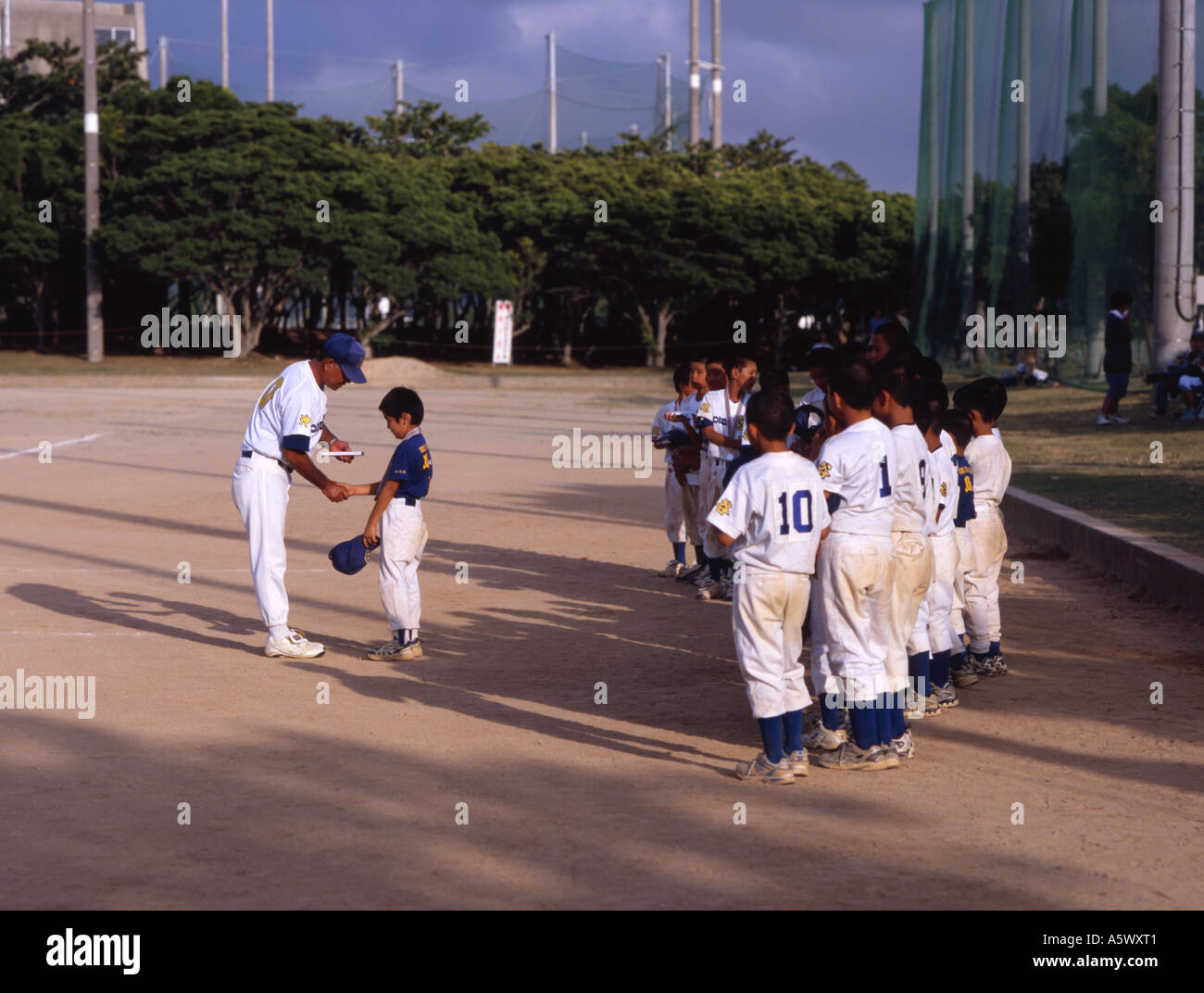 Little League Baseball Players in Okinawa, Japan Stock Photo - Alamy
