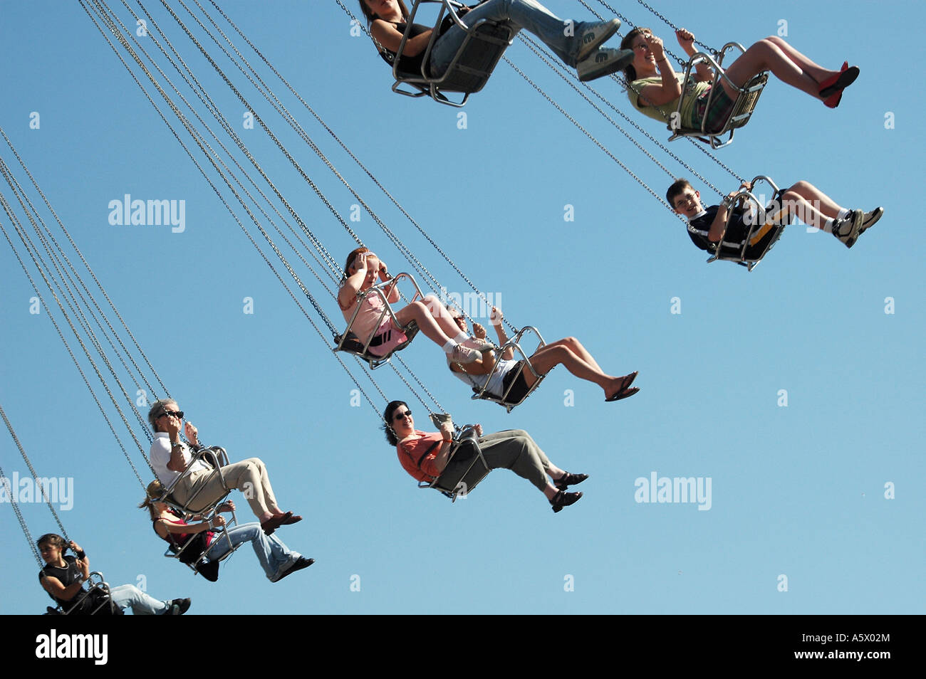 Children fair ride hi-res stock photography and images - Alamy