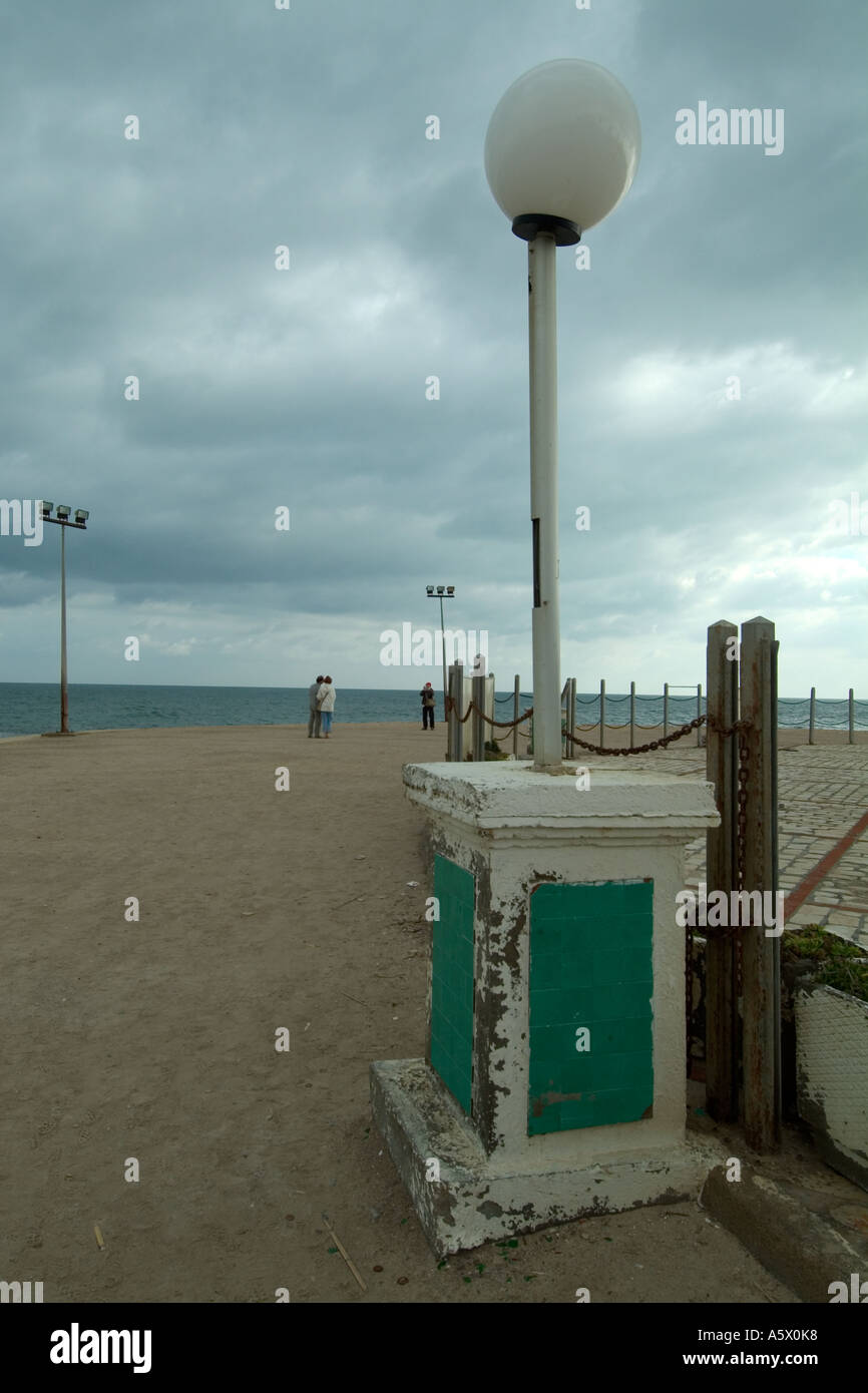 delapidated esplanade at Sousse Stock Photo - Alamy