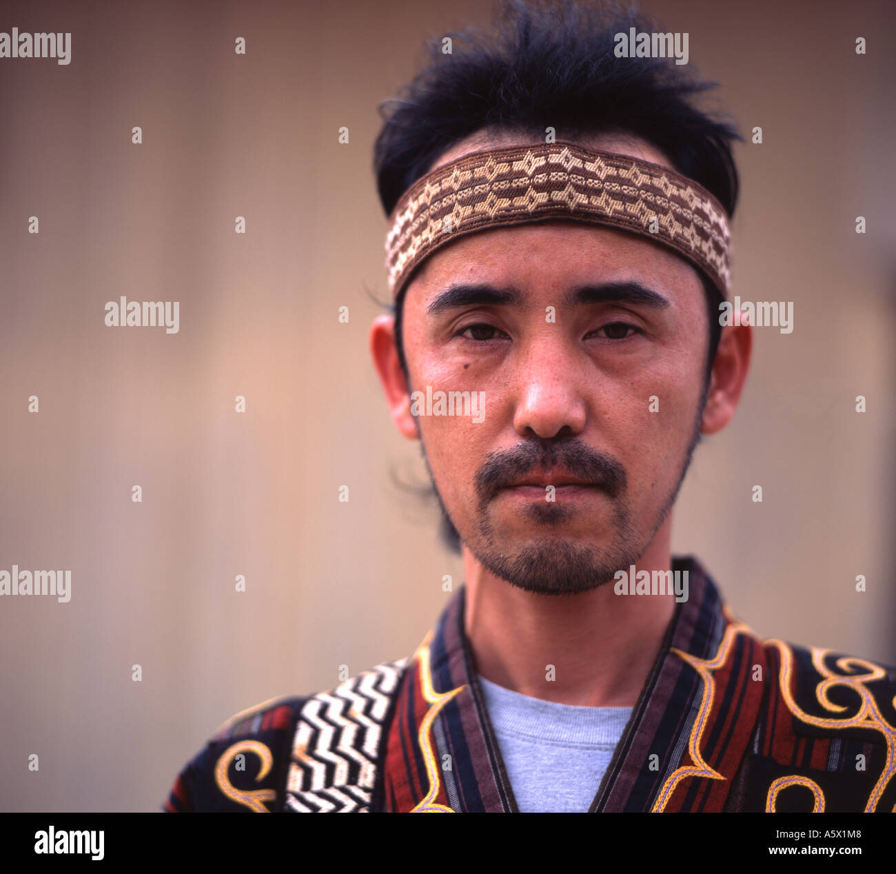 Ainu Man - Ainu are the aboriginal people of Hokkaido, Japan's most ...