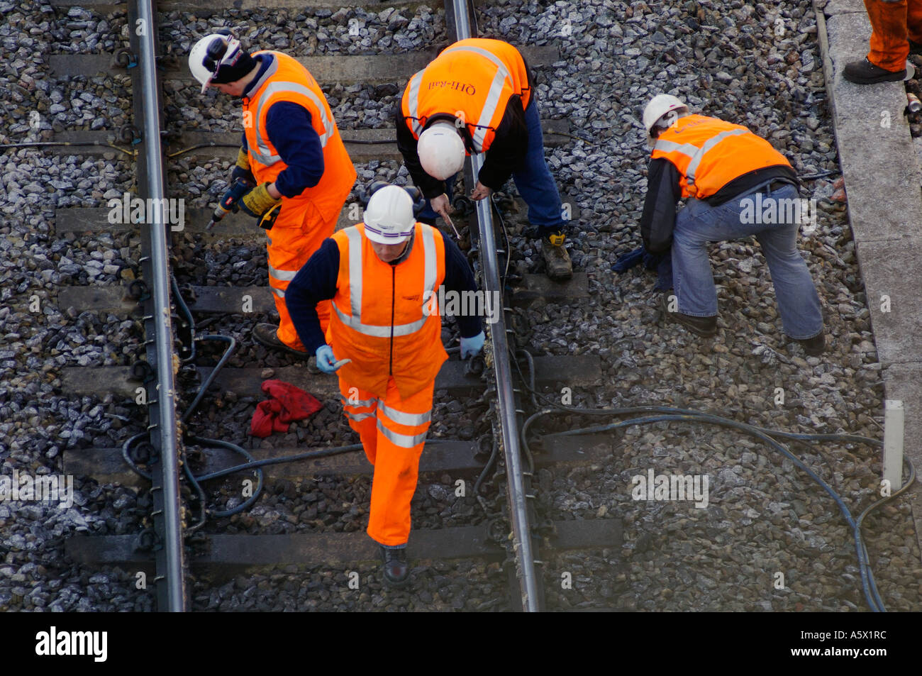 Permanent way maintenance hi-res stock photography and images - Alamy