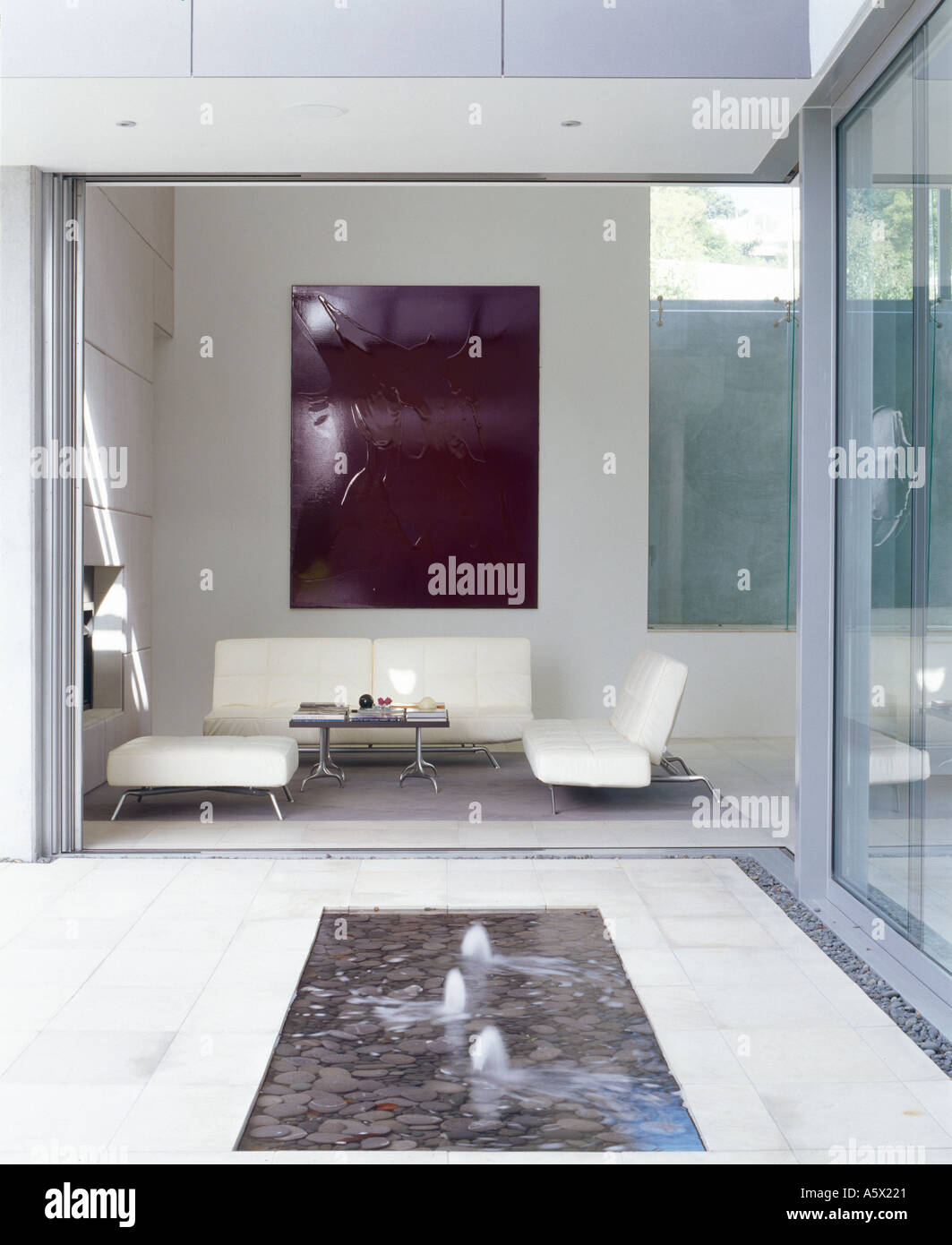 'See Through' Residence, Auckland. Living area from terrace. Architect ...