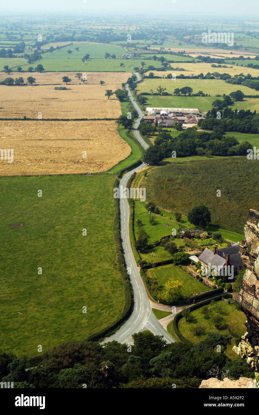 Beeston castle aerial hi-res stock photography and images - Alamy