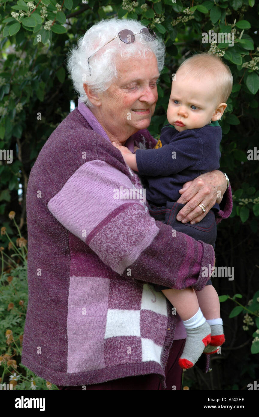 Gran and grandson hi-res stock photography and images - Alamy