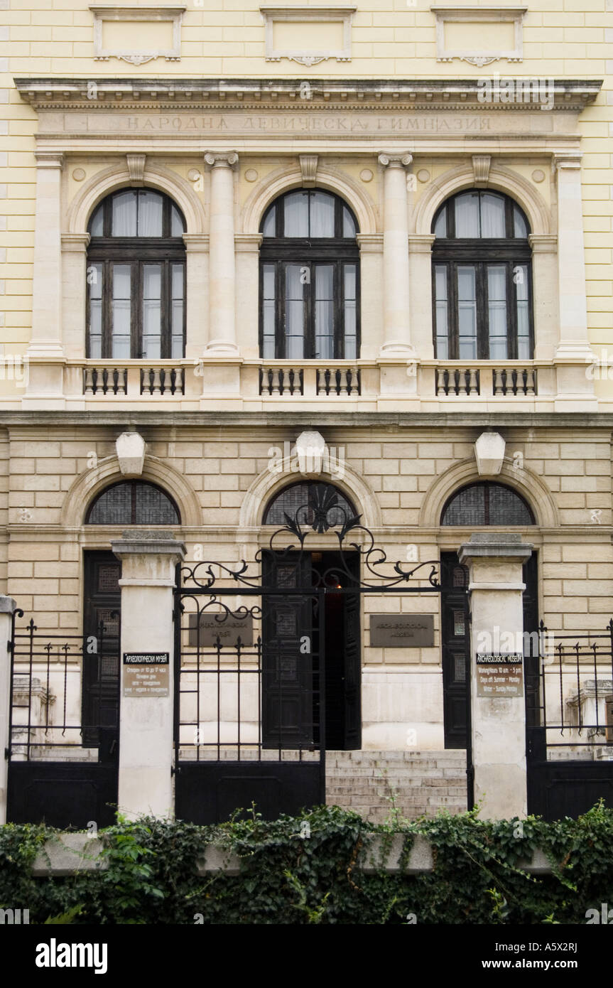Varna Archaeological Museum Varna Black sea coast town Bulgaria East ...