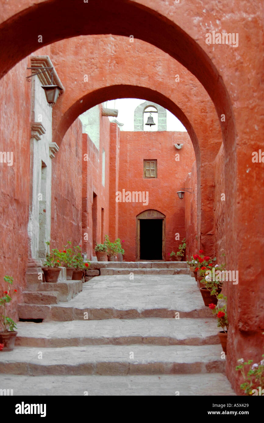 Arches, Santa Catalina Monastery, Arequipa, Peru Stock Photo - Alamy