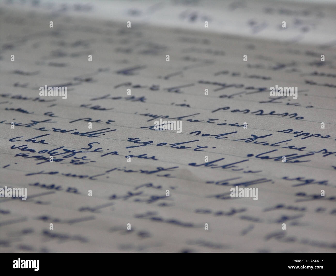 Italian writing hi-res stock photography and images - Alamy