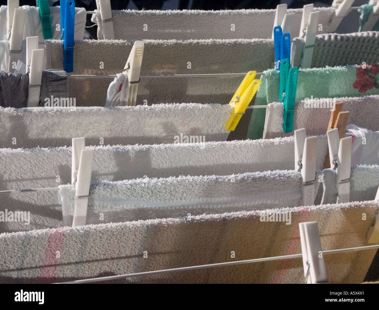 washed white clothes Stock Photo - Alamy