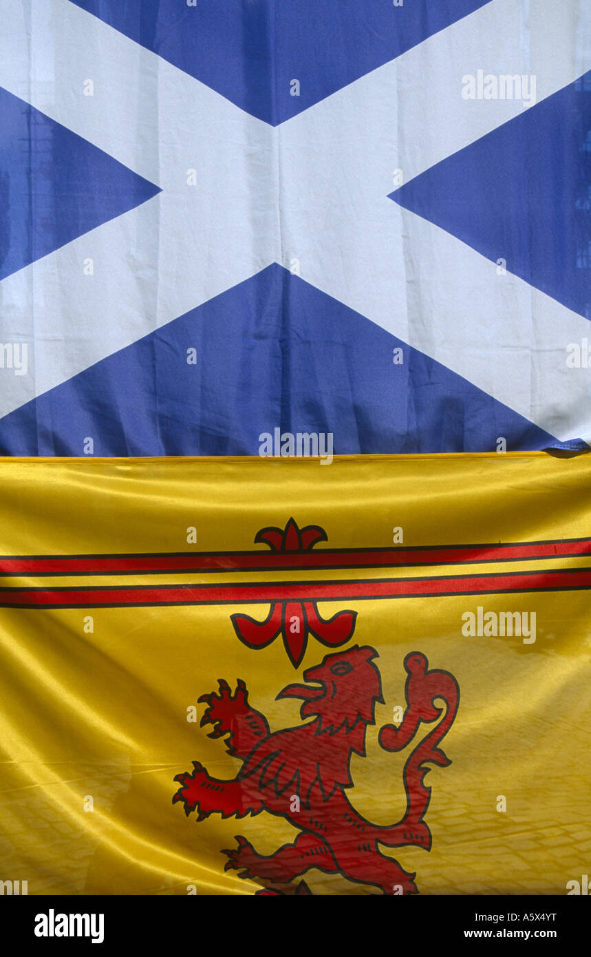 Scottish flags hi-res stock photography and images - Alamy
