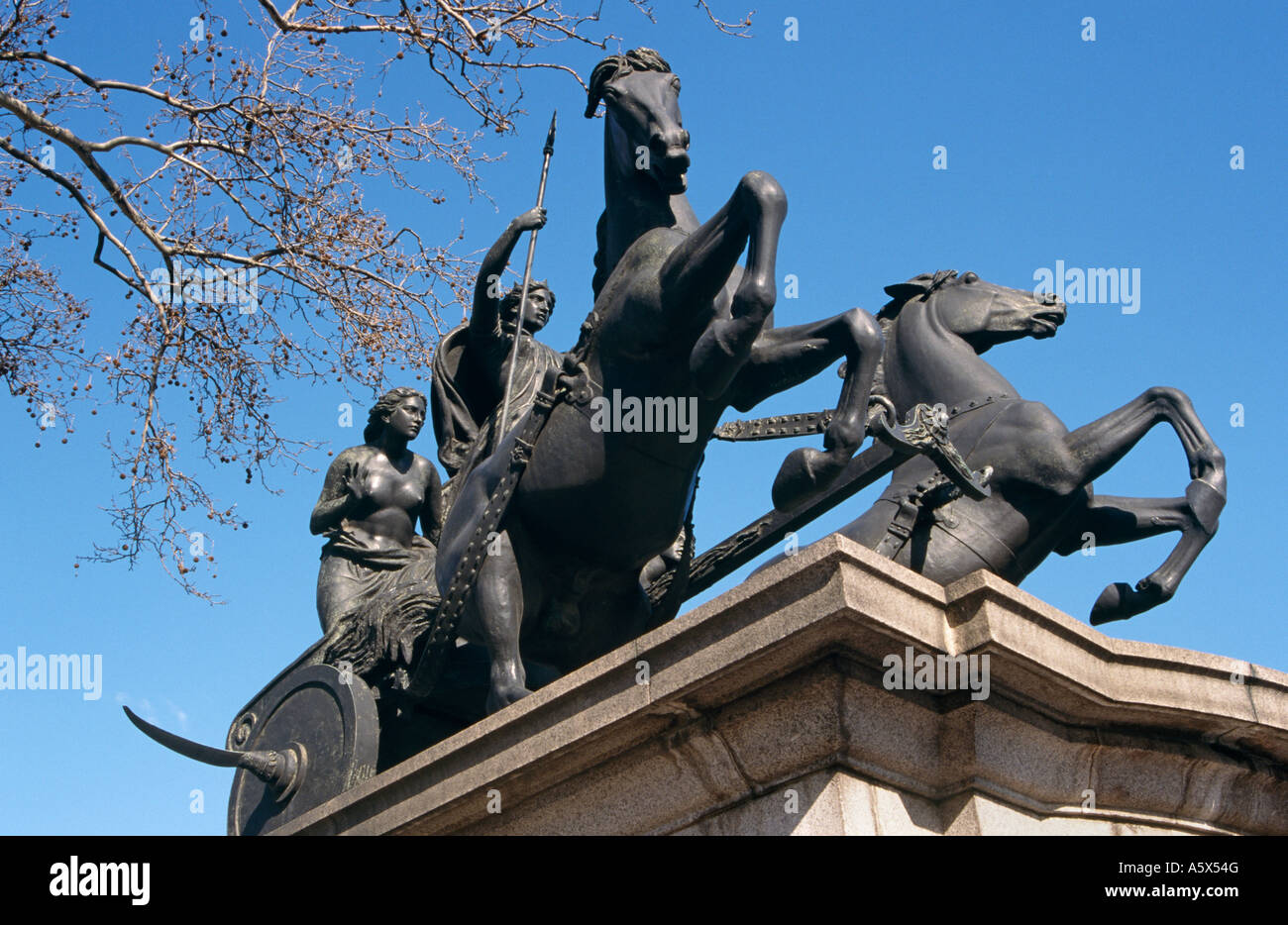 Statue of Queen Boadicea, by Westminster Bridge, Westminster, London ...