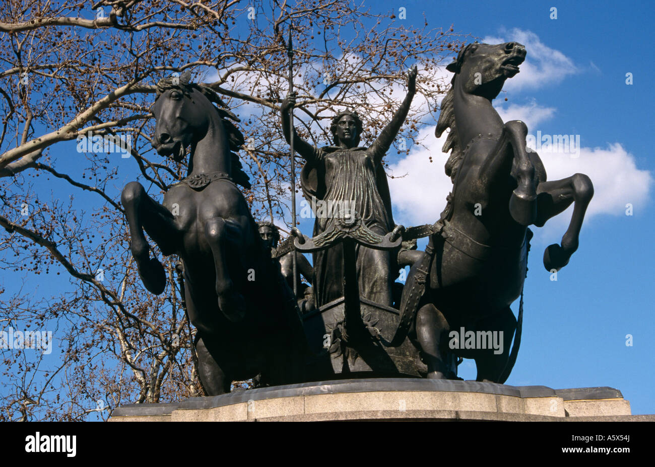 Statue of Queen Boadicea, by Westminster Bridge, Westminster, London ...
