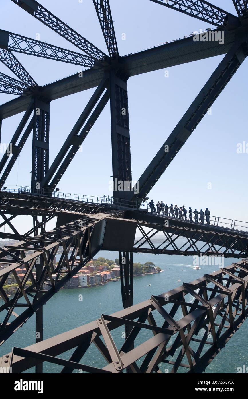 Sydney harbor bridge climber hi-res stock photography and images - Alamy