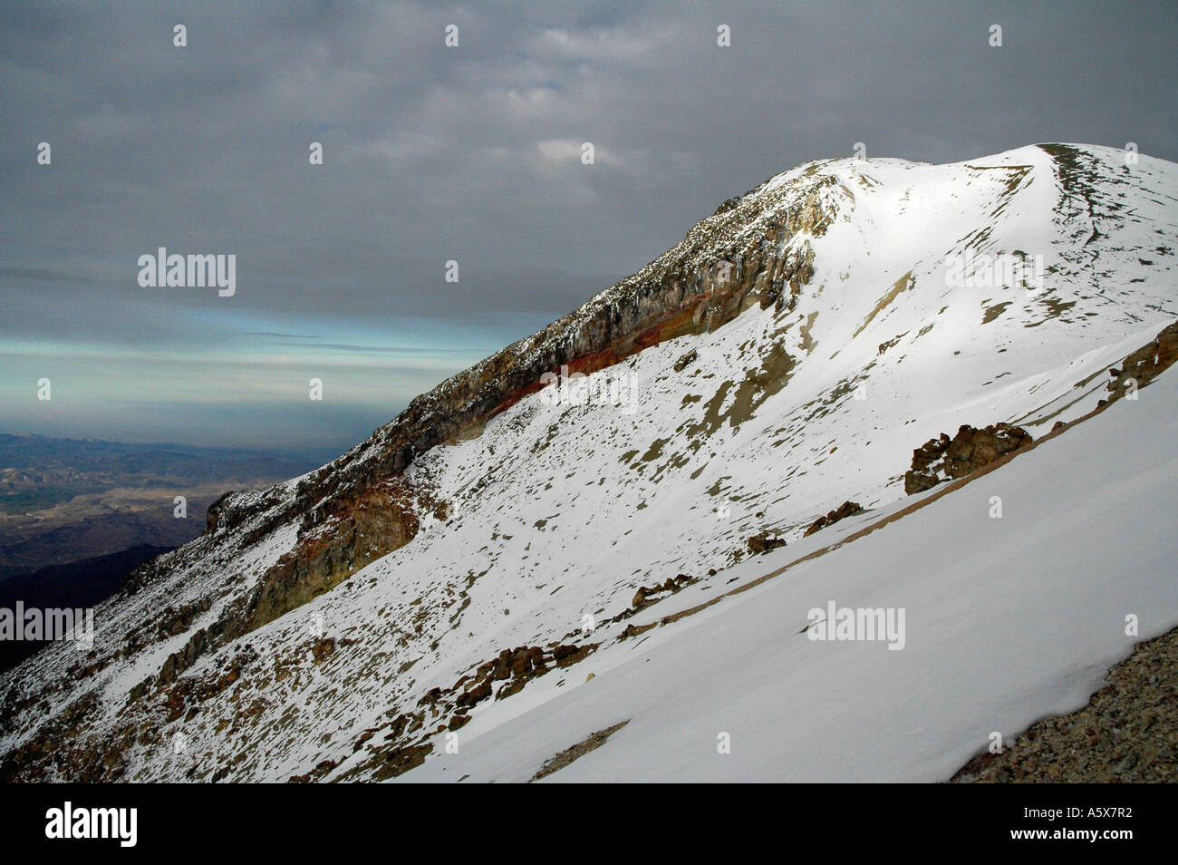 The summit of Chachani, Peru, South America Stock Photo - Alamy