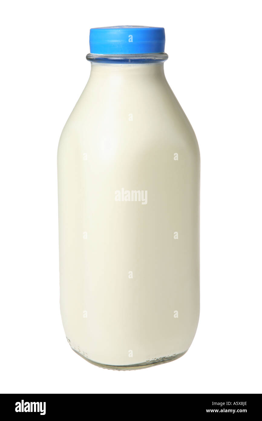 Old fashioned milk bottle hi-res stock photography and images - Alamy