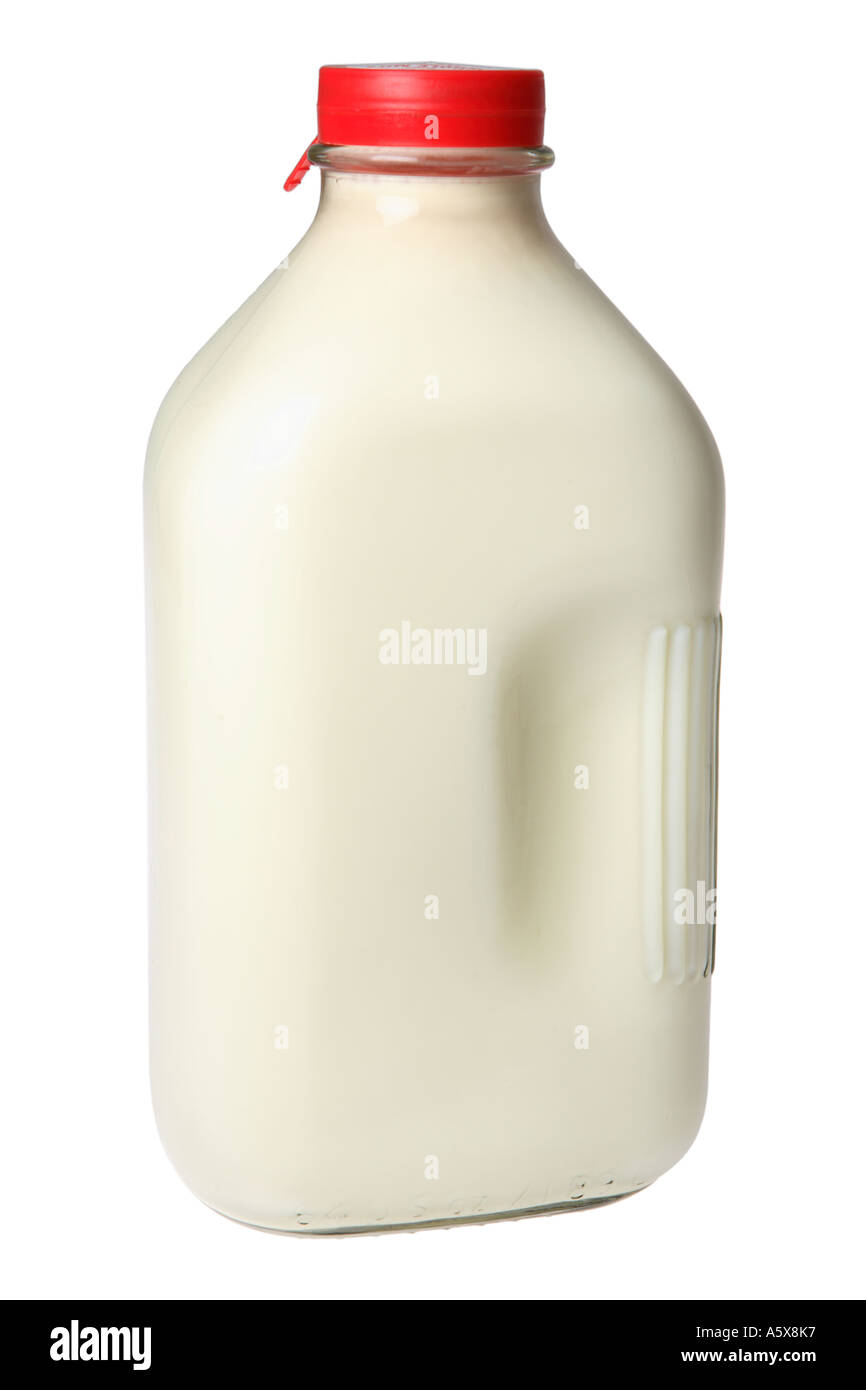 Old fashioned milk bottle hi-res stock photography and images - Alamy