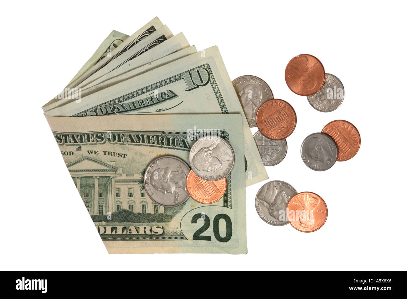 Ten dollar bill pocket hi-res stock photography and images - Alamy