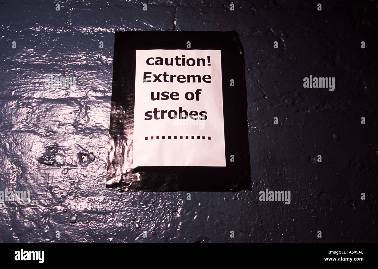 Strobe sign hi-res stock photography and images - Alamy