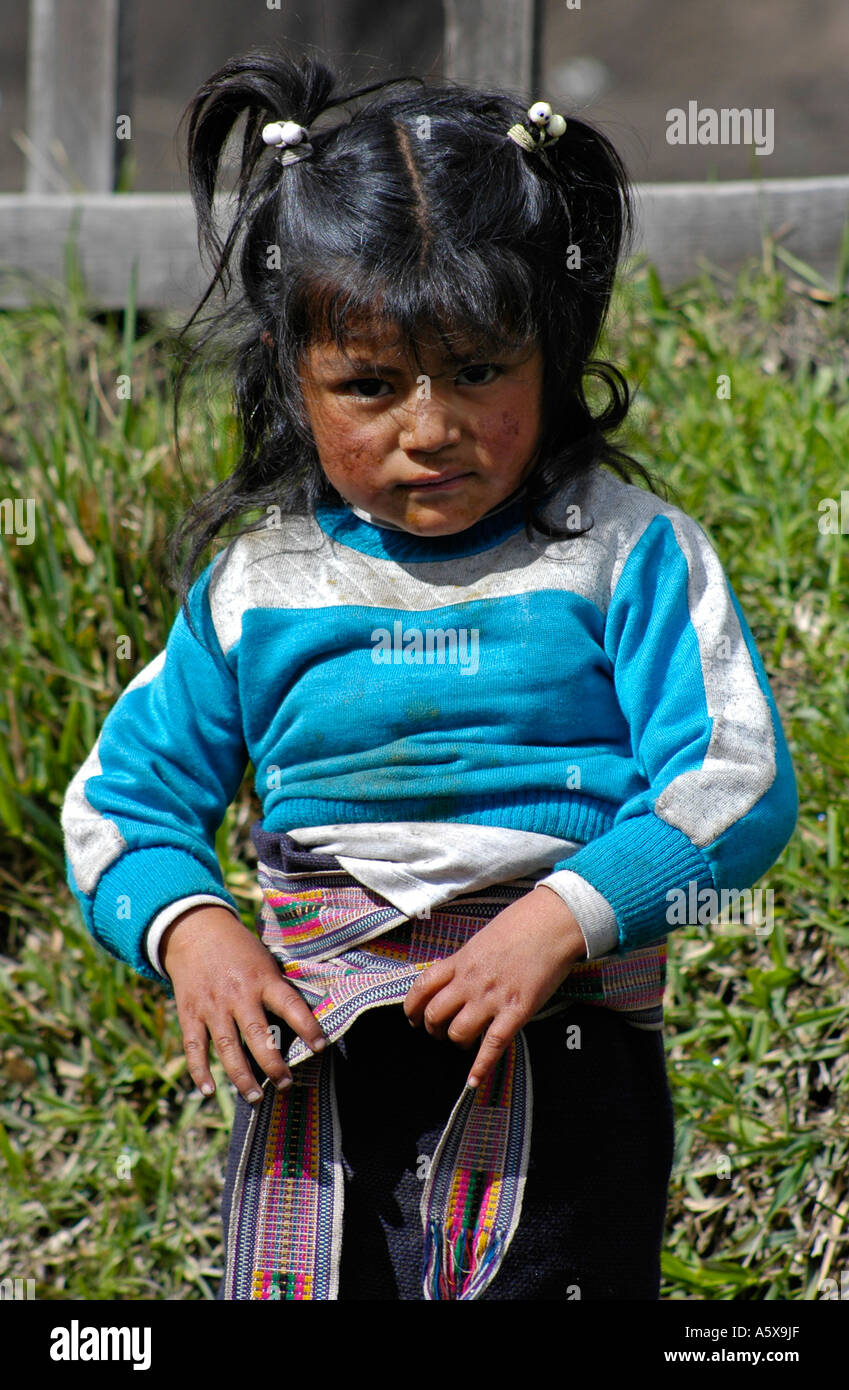 Girl in Pulingue San Pablo, Pulingue San Pablo, Chimborazo Province ...