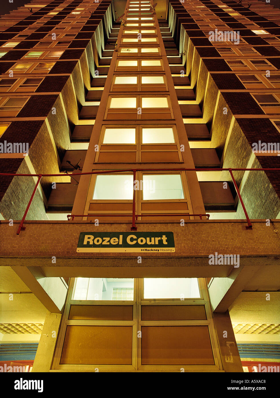 Tower block in Hackney London Stock Photo - Alamy