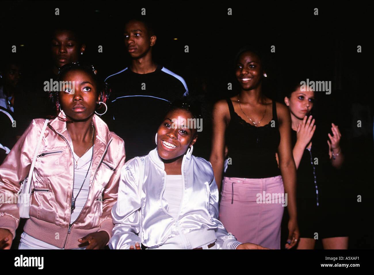 Two teenage girls dancing at La Cosa Nostra Under 18s garage rave at ...