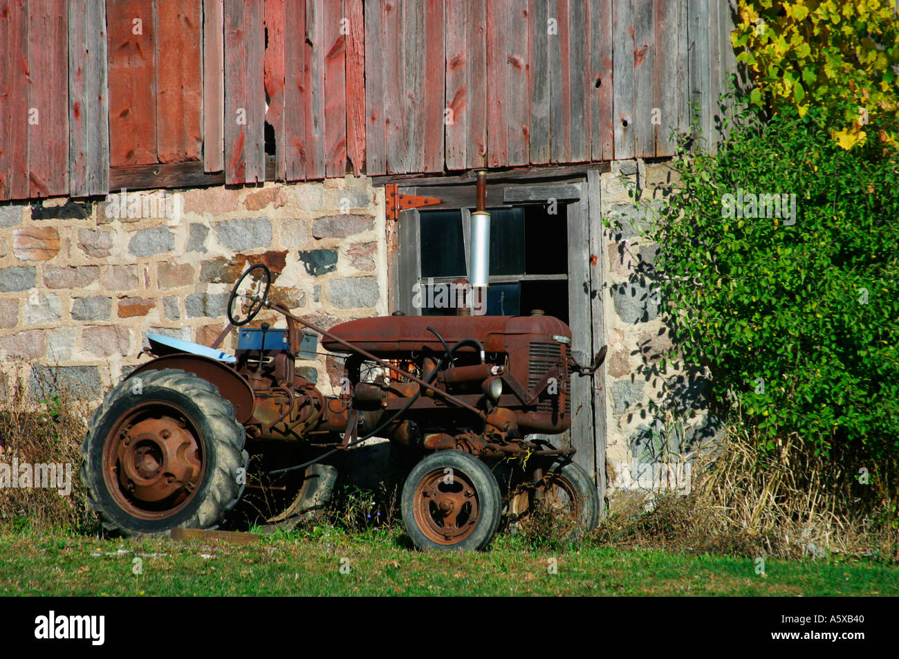 This old tractor has seen many good years of service as it stands For ...