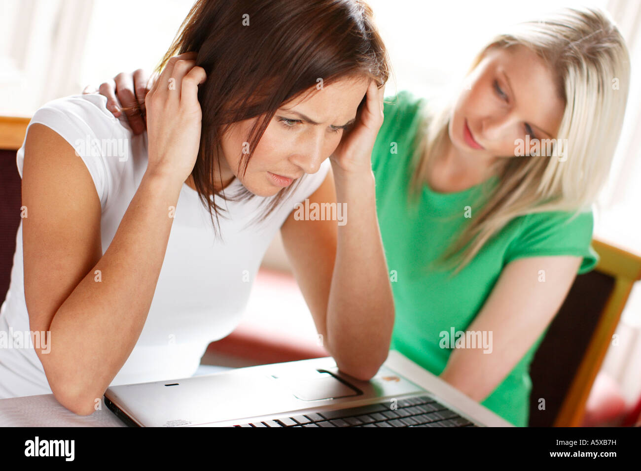 Consoling 2 Friends High Resolution Stock Photography and Images - Alamy