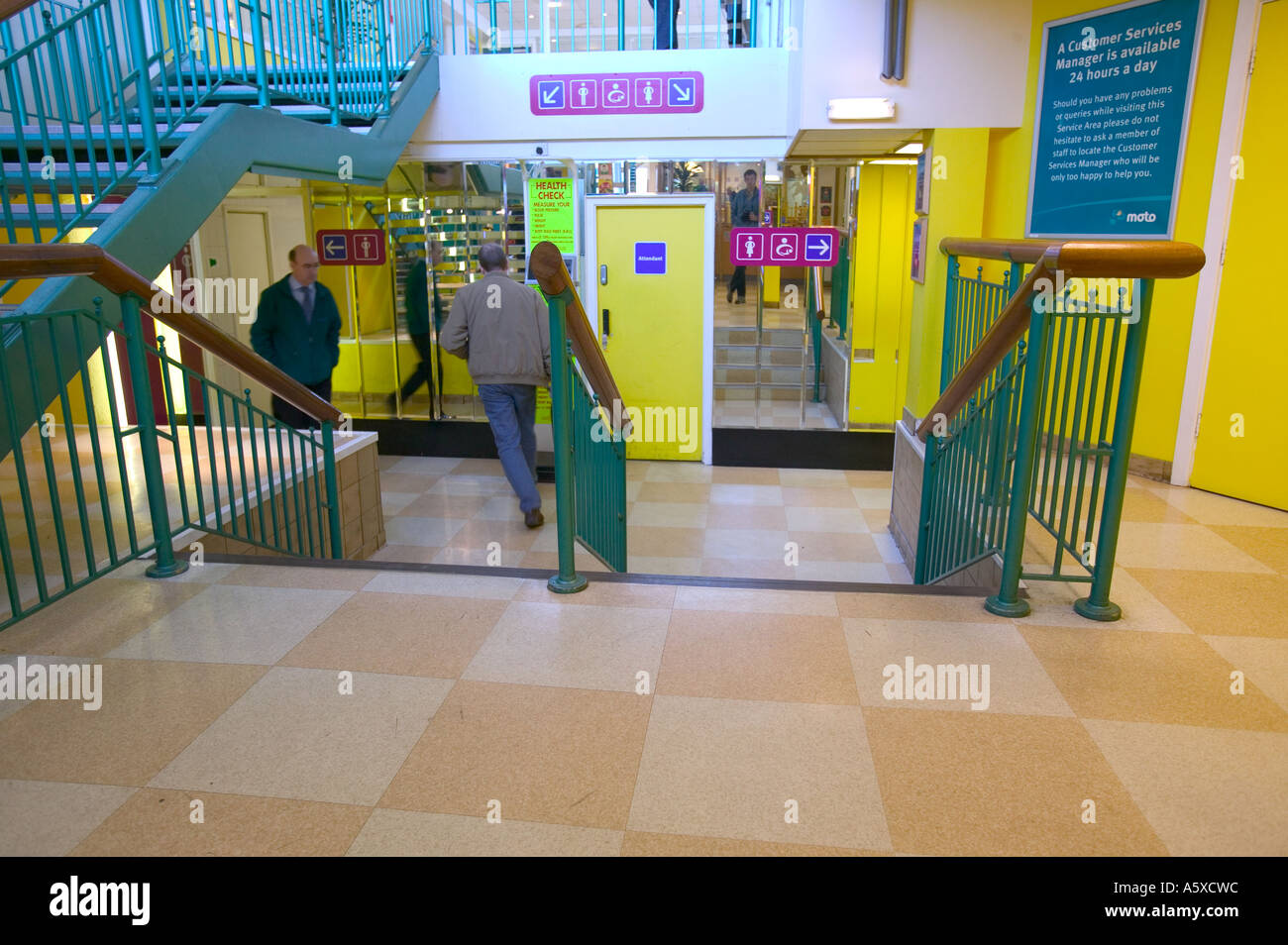 Uk motorway services toilets hi-res stock photography and images - Alamy