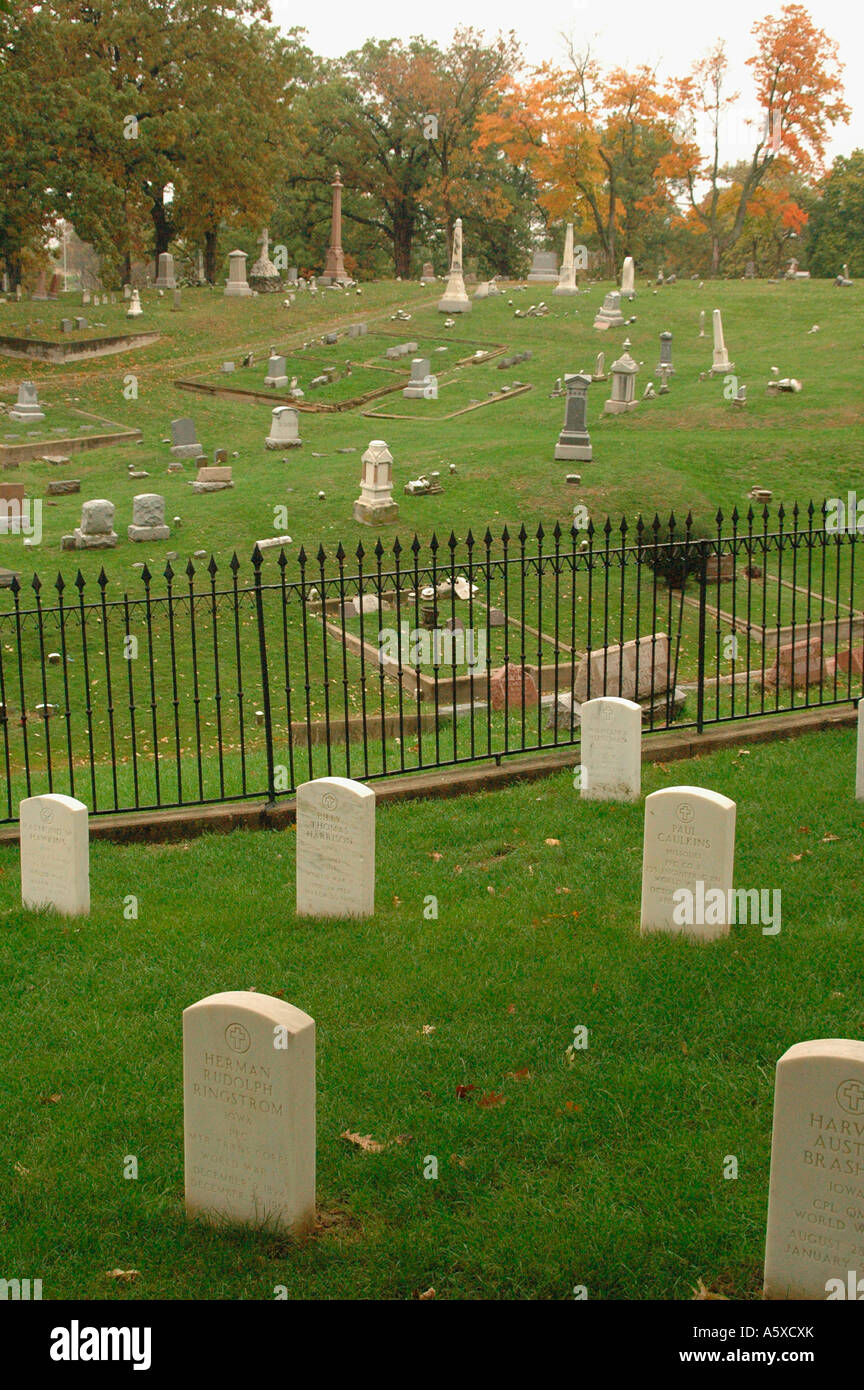 Keokuk national cemetery hi-res stock photography and images - Alamy