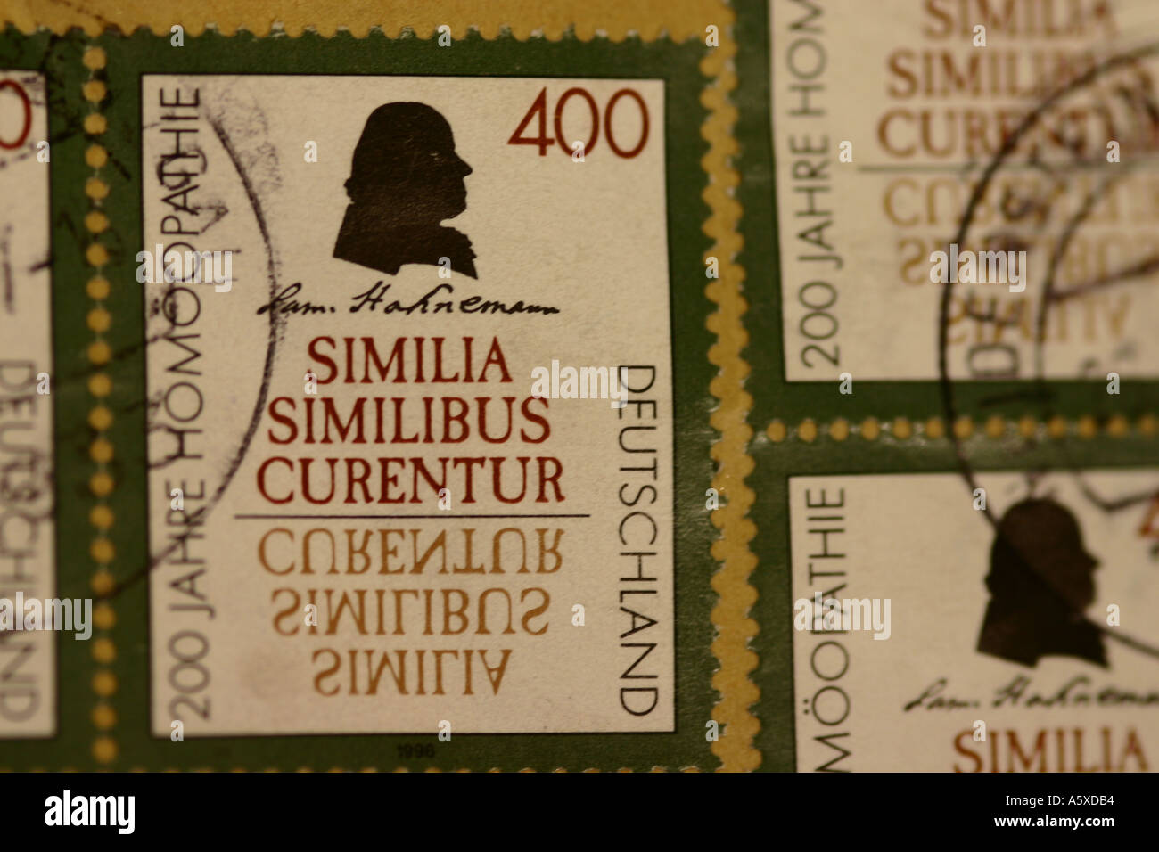 Postage Stamps Mail German Germany Stock Photo - Alamy