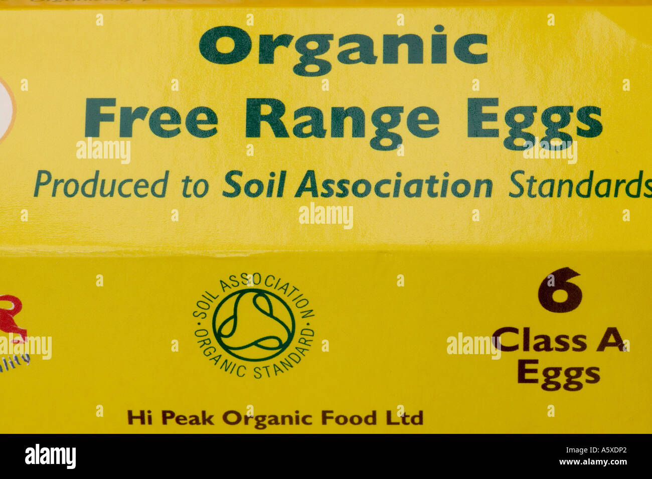free range organic eggs in a carton Stock Photo - Alamy