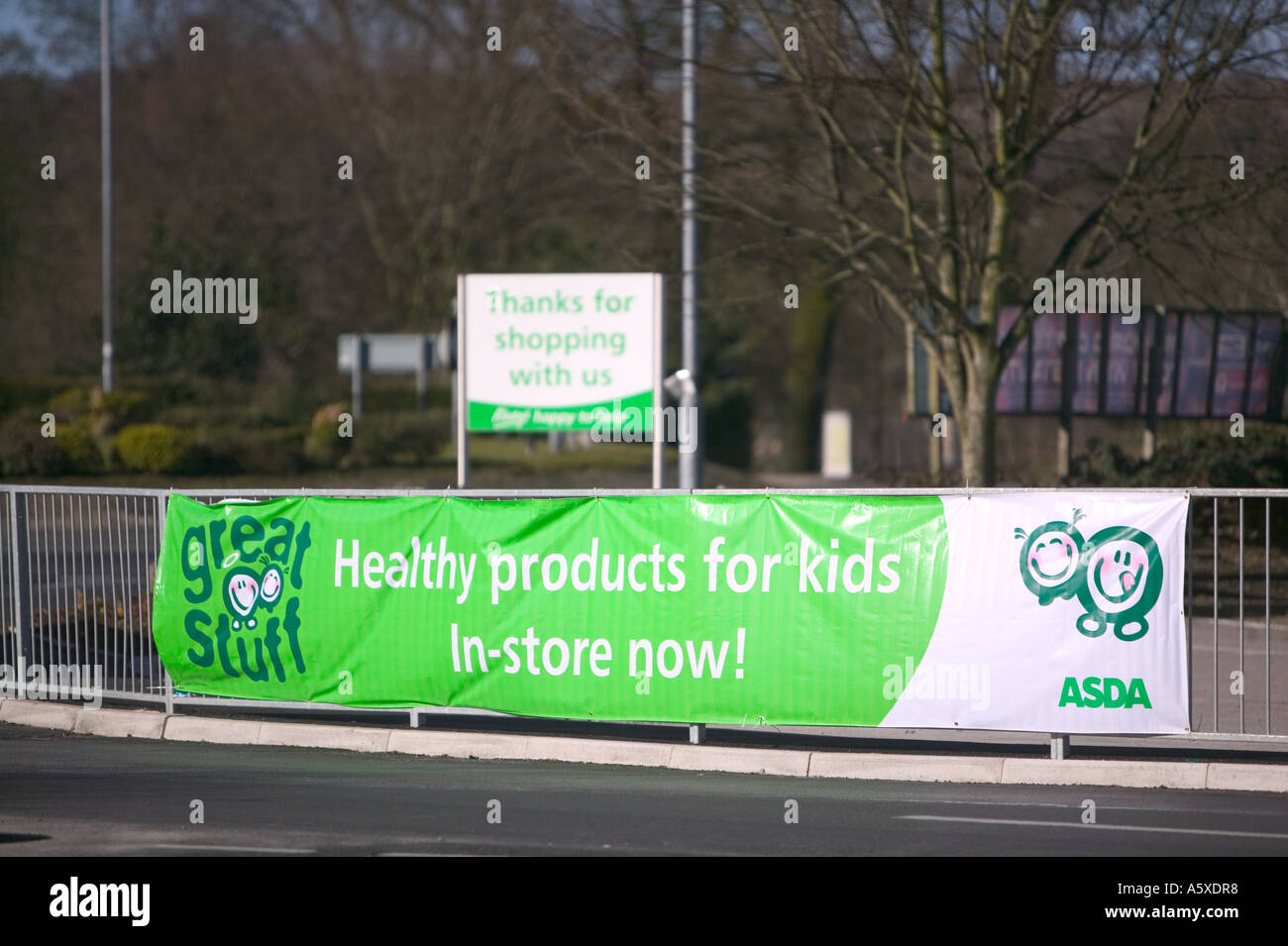 Advertising banner asda hi-res stock photography and images - Alamy