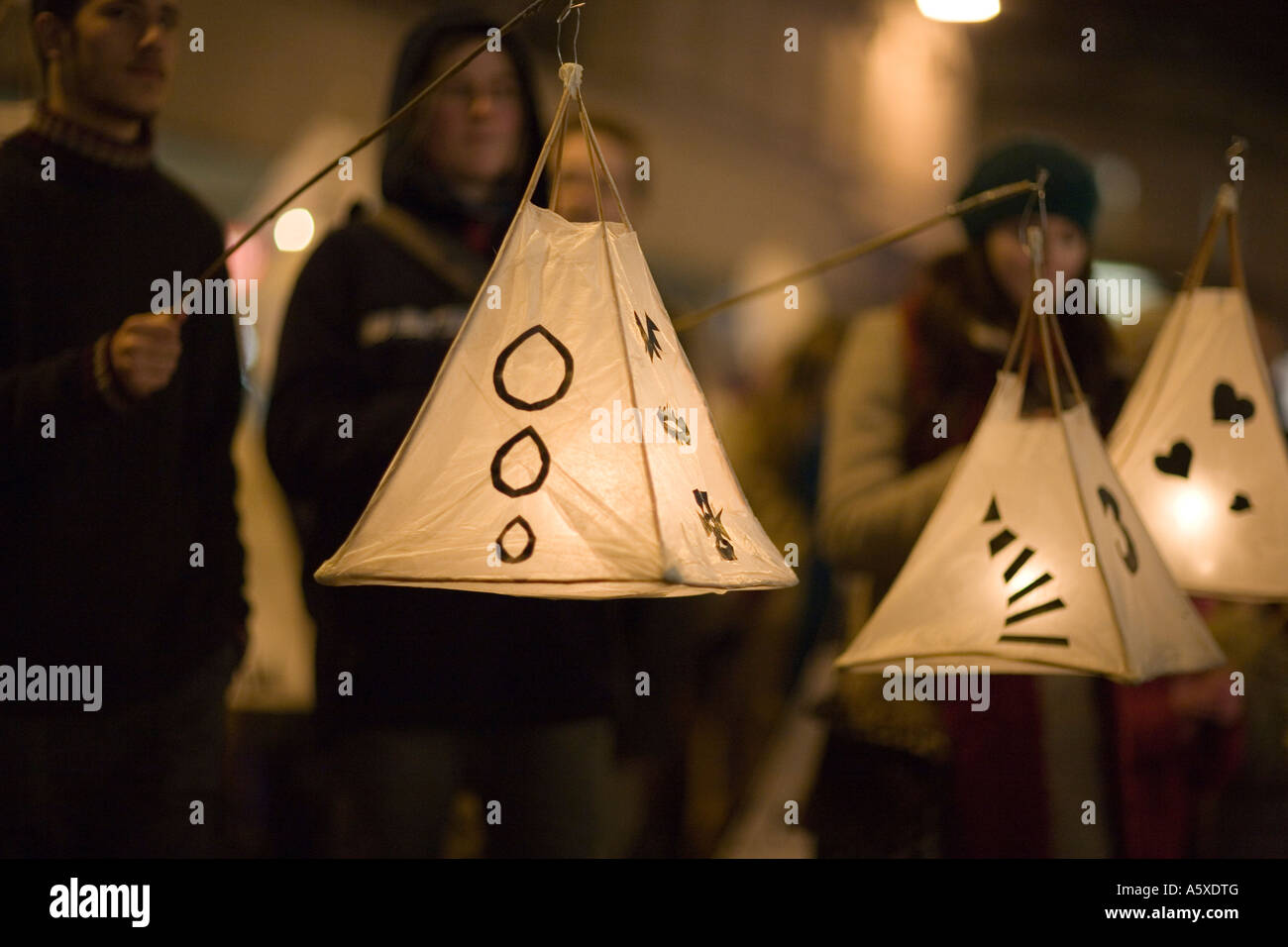 Burning the Clocks, Brighton, England. Winter Solstice Stock Photo - Alamy