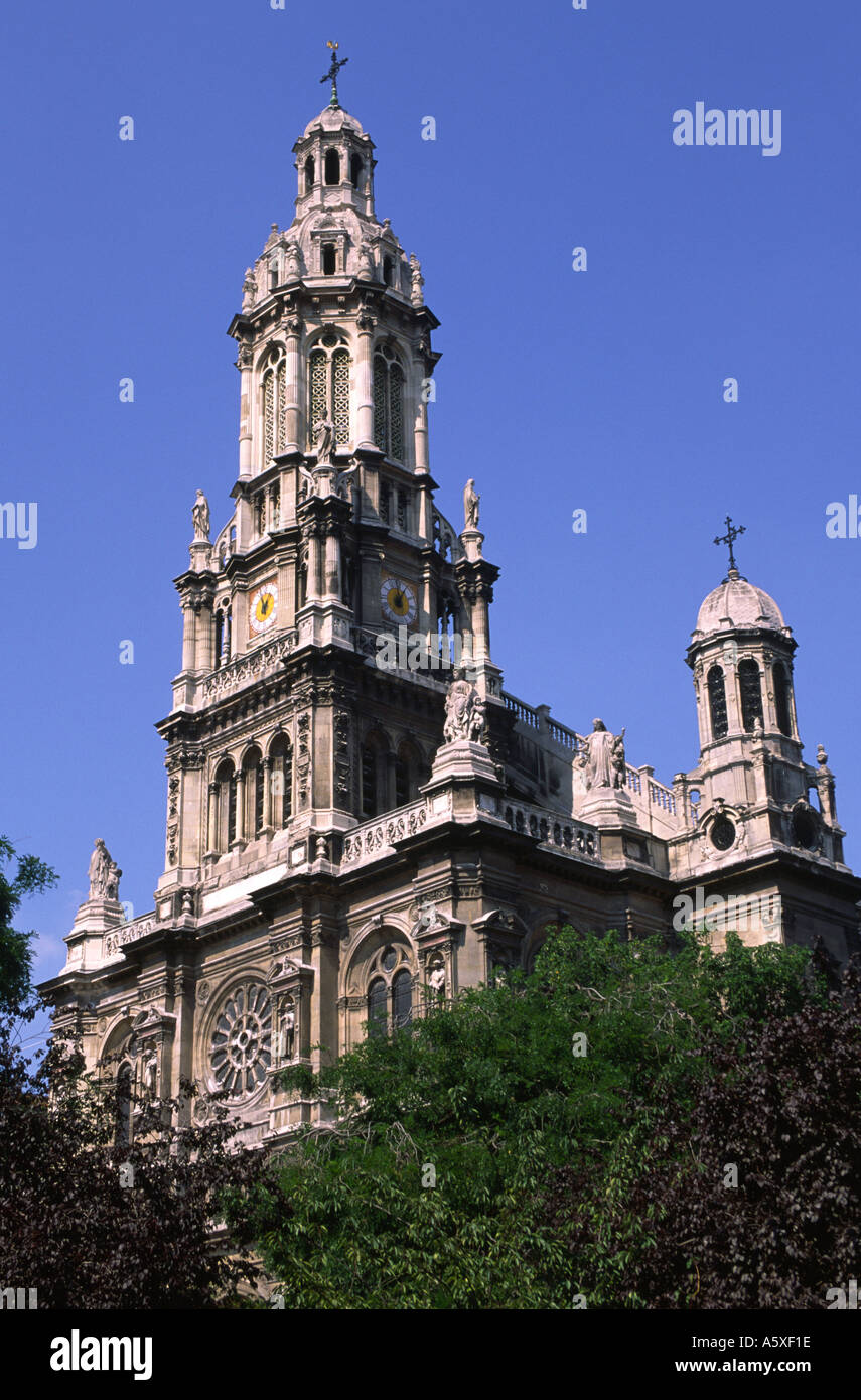 Sainte Trinite Paris France Stock Photo - Alamy