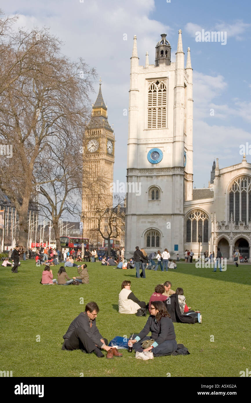 Big Ben and St Margarets Church London Stock Photo - Alamy