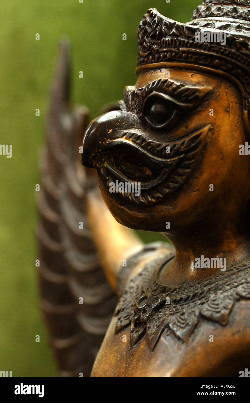 Metal Garuda from Thailand Stock Photo - Alamy