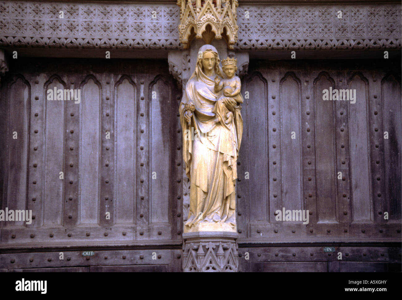 Madonna & Child Westminster Abbey London England Stock Photo - Alamy