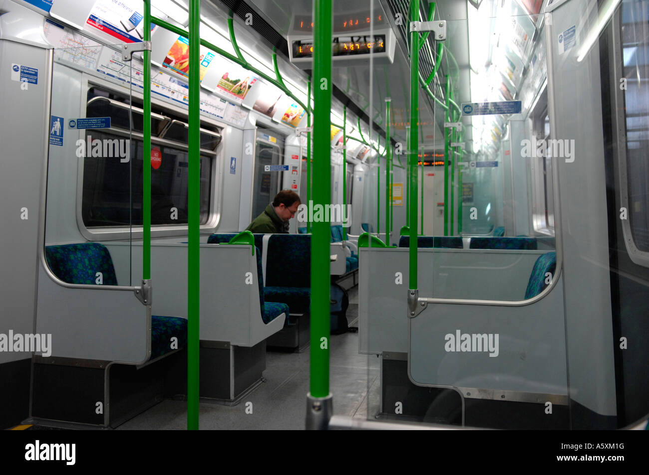 Underground Subway Train Stock Photo - Alamy