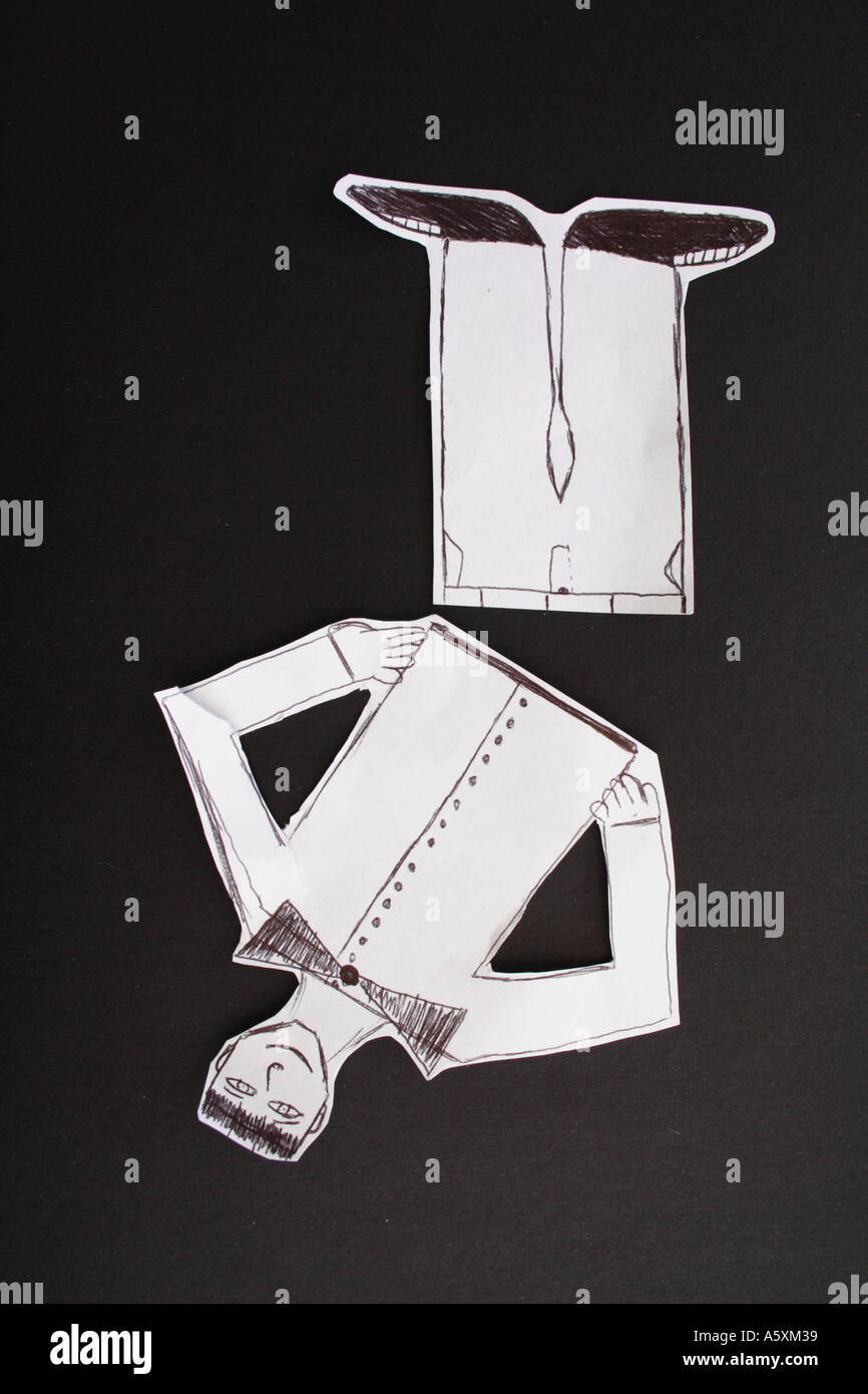 A SKETCH OF A MALE JOINED AND DISJOINED AT THE HIP Stock Photo - Alamy