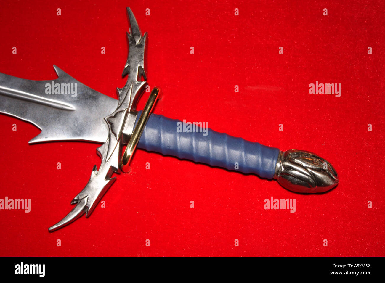 A MEDIEVAL CASTLE CONTAINING SWORDS AND ARMOUR Stock Photo - Alamy