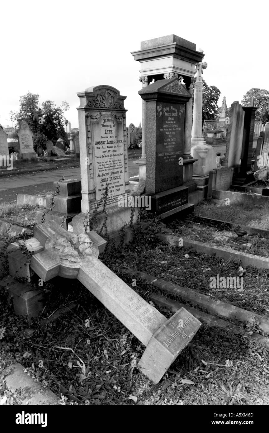 Very old headstones Black and White Stock Photos & Images - Alamy