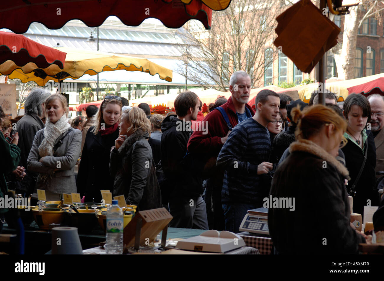 Spitalfields Food Market Stock Photo - Alamy