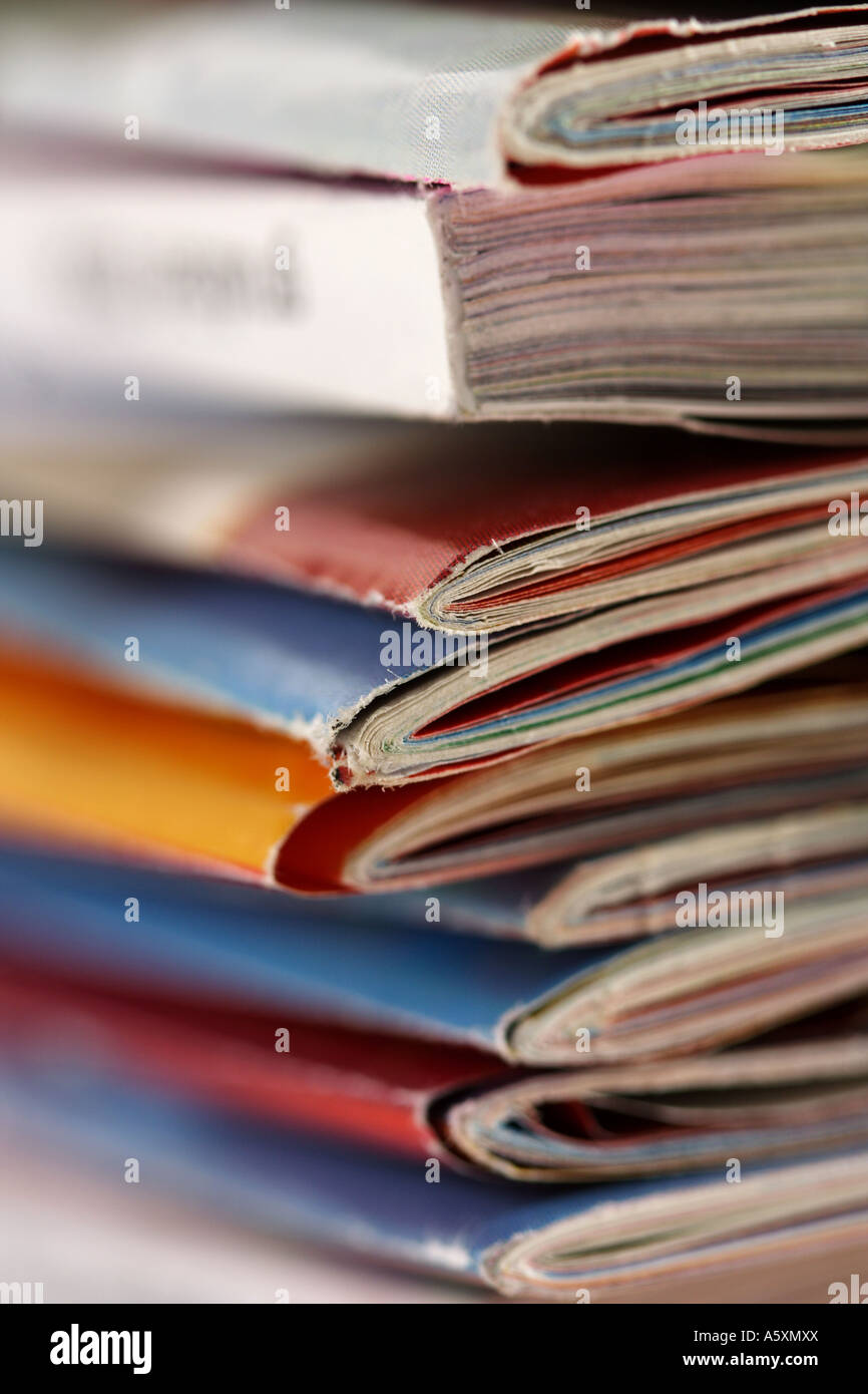 Pile of magazines cut out hi-res stock photography and images - Alamy