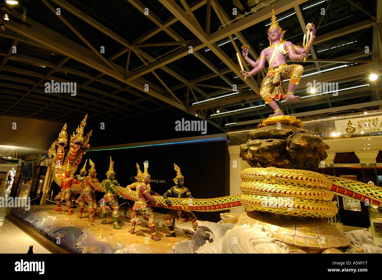 Glittering Thai traditional sculptures on display in Bangkok's new ...