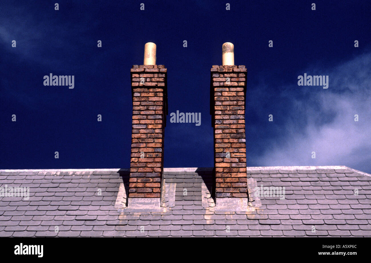 Twin smoke stacks hi-res stock photography and images - Alamy