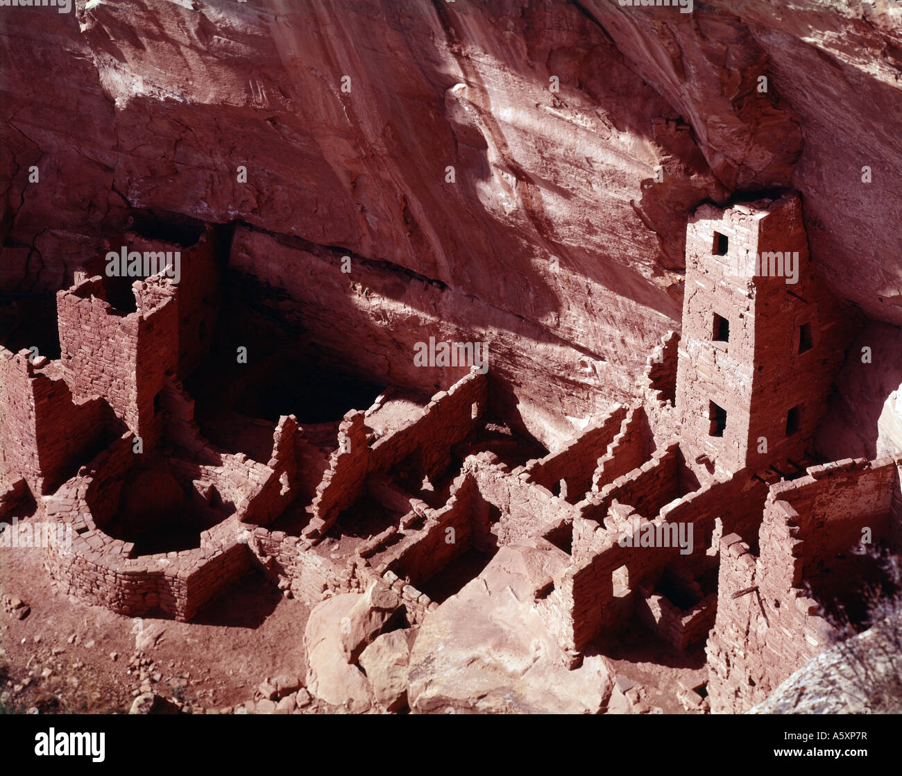 Square Tower house is one of the prominent ruins in Mesa Verde National ...