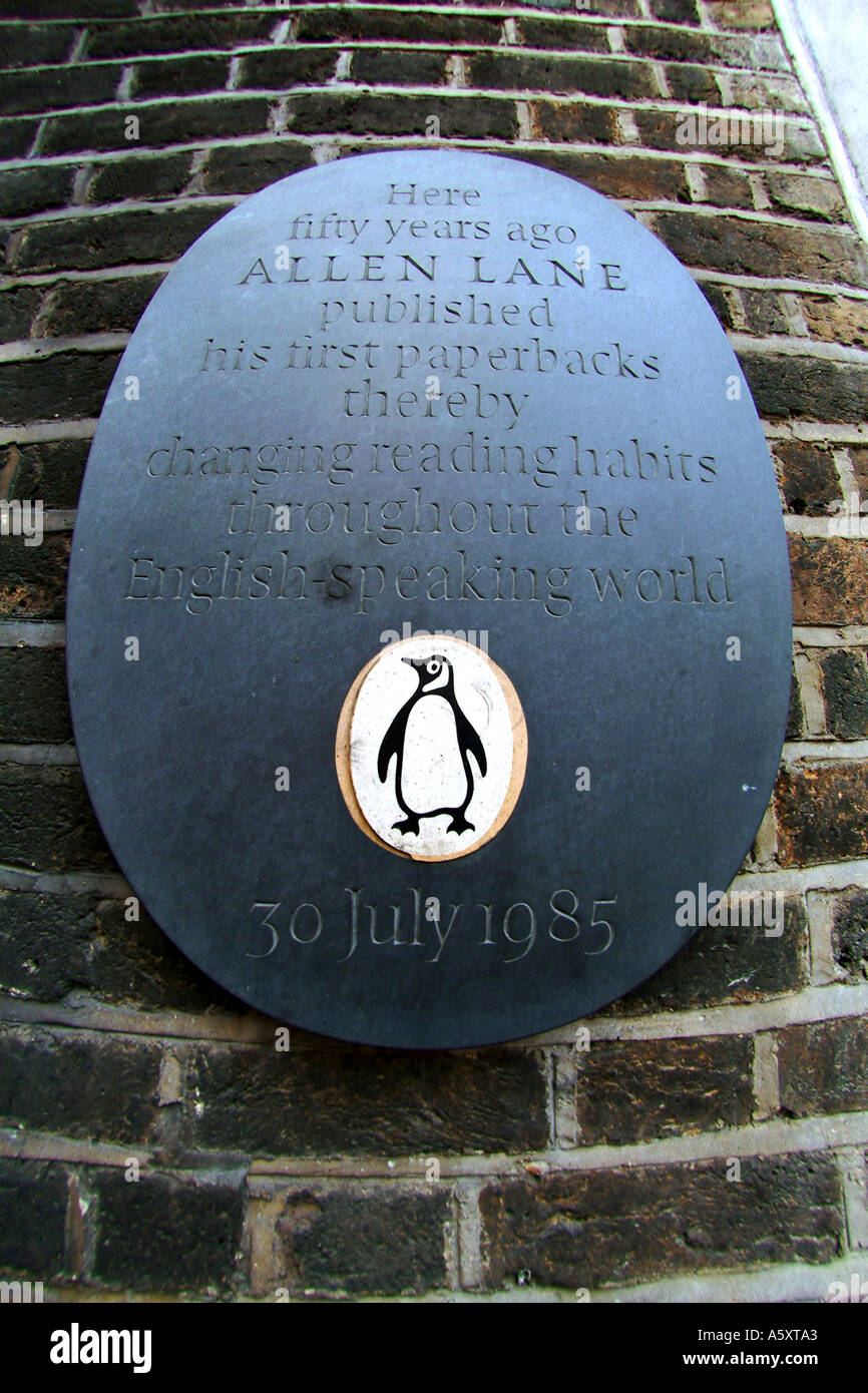 Allen lane penguin hi-res stock photography and images - Alamy